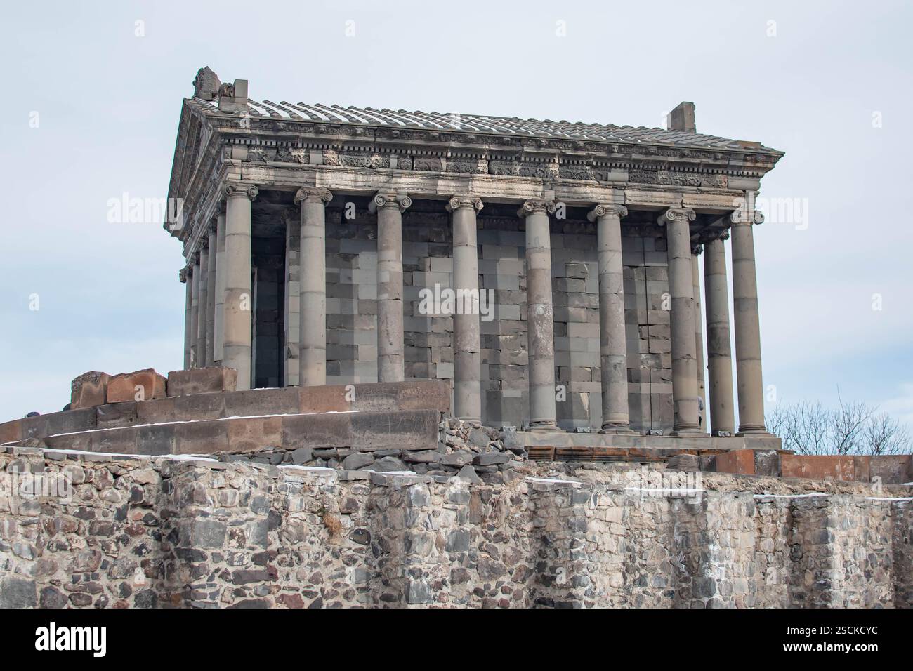 Old temple. Greco-Roman style. Pagan temple. Old architecture. The ...