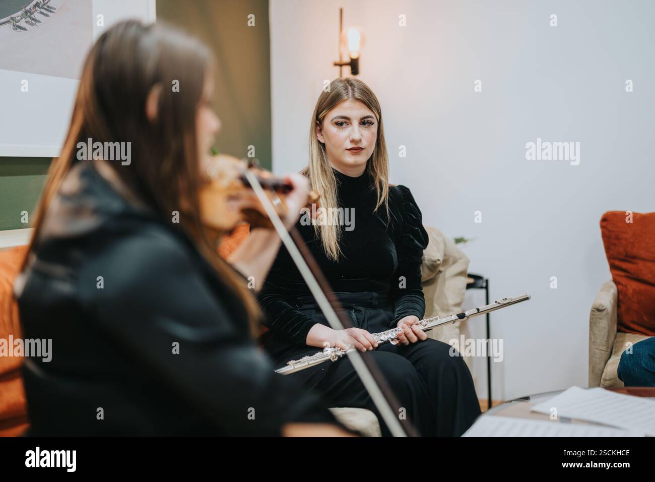 Atmosphere of musical synergy hi-res stock photography and images - Alamy