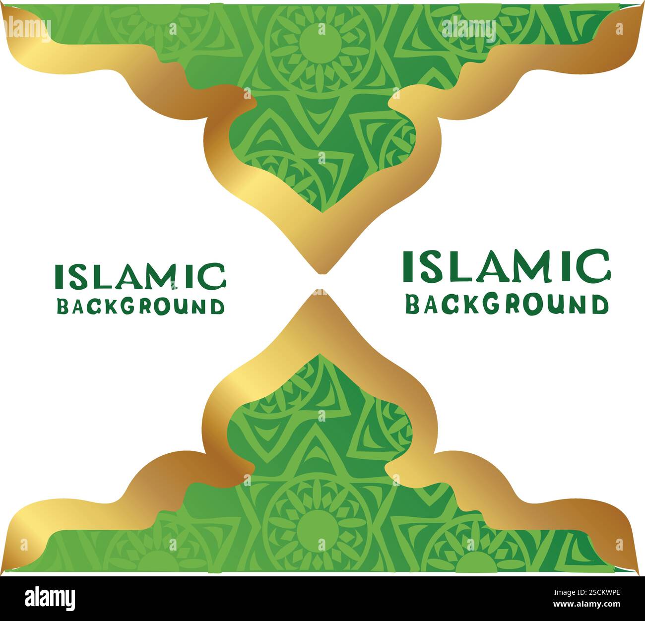 Islamic Corner, Islamic Corner Decoration Stock Vector Image & Art - Alamy