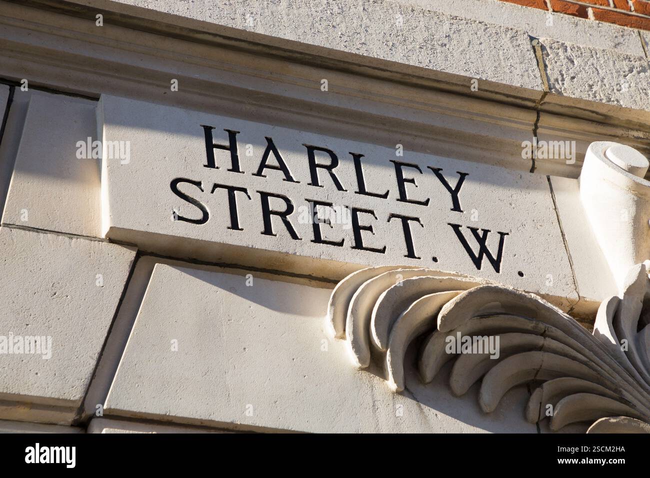 Street / road sign outside medical consulting offices / rooms in Harley ...