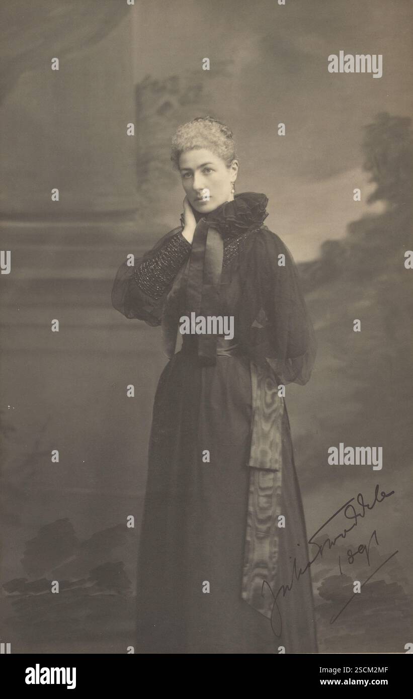 Julia Tweeddale, 1891. Full length portrait of Julia, Marchioness of ...