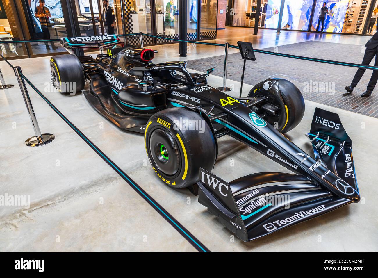 Mercedes AMG PETRONAS F1 Team Car. Formula 1 Racing Machine. London, UK ...