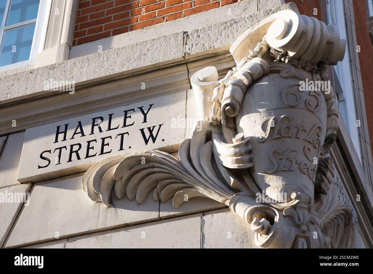 Street / road sign outside medical consulting offices / rooms in Harley ...
