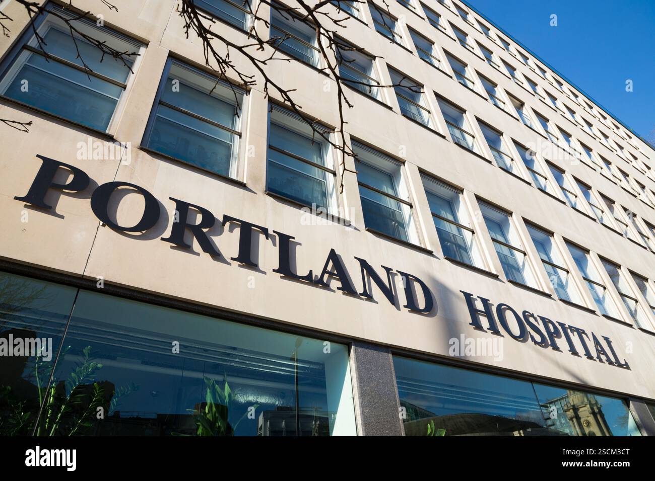 Exterior / front / outside / facade of The Portland Hospital for Women ...