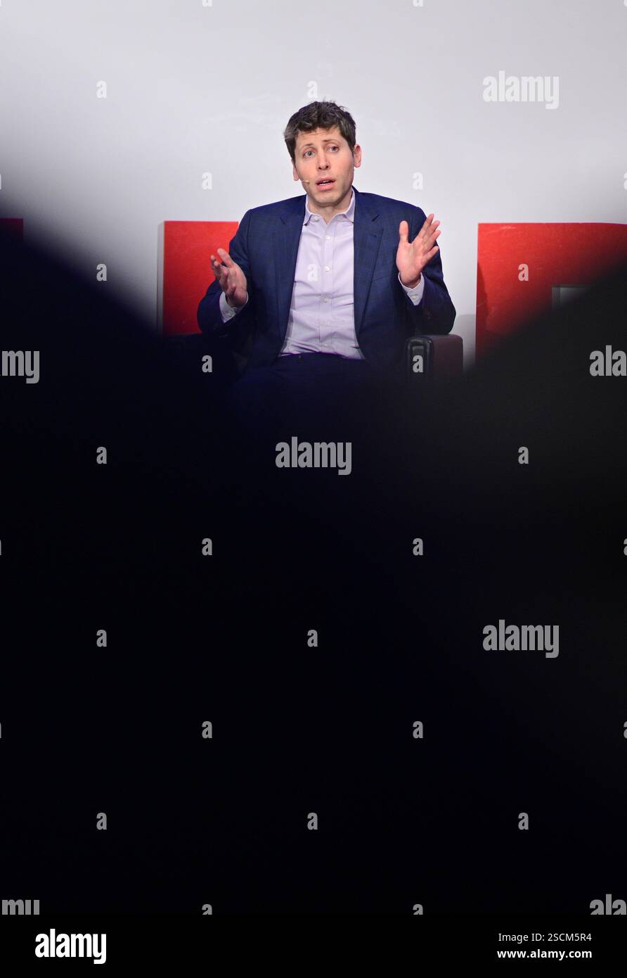 Berlin, Germany. 07th Feb, 2025. Sam Altman, co-founder and CEO of ...