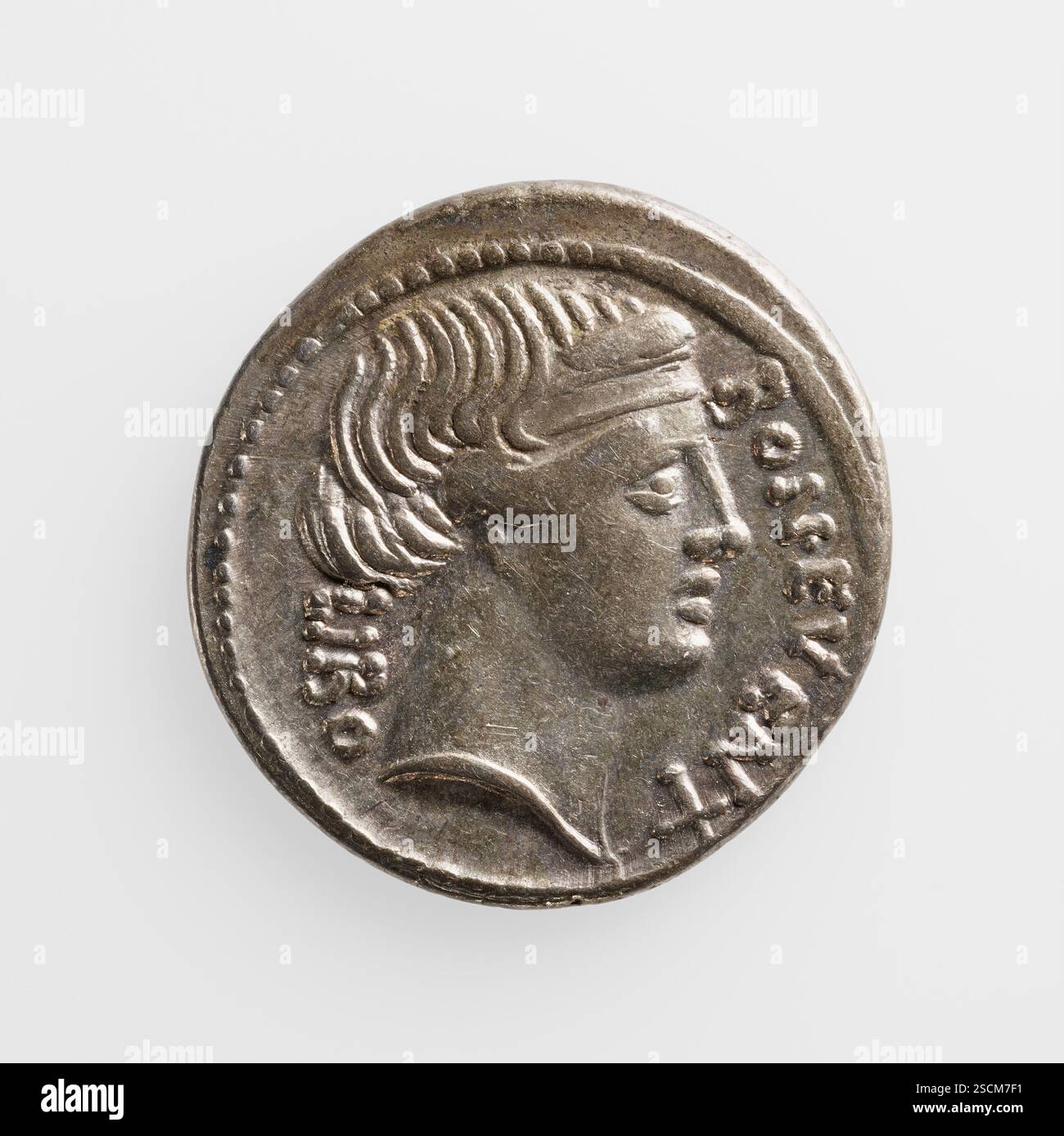 Denarius, 1st century B.C. Additional Info: Obverse: Head of Bonus ...