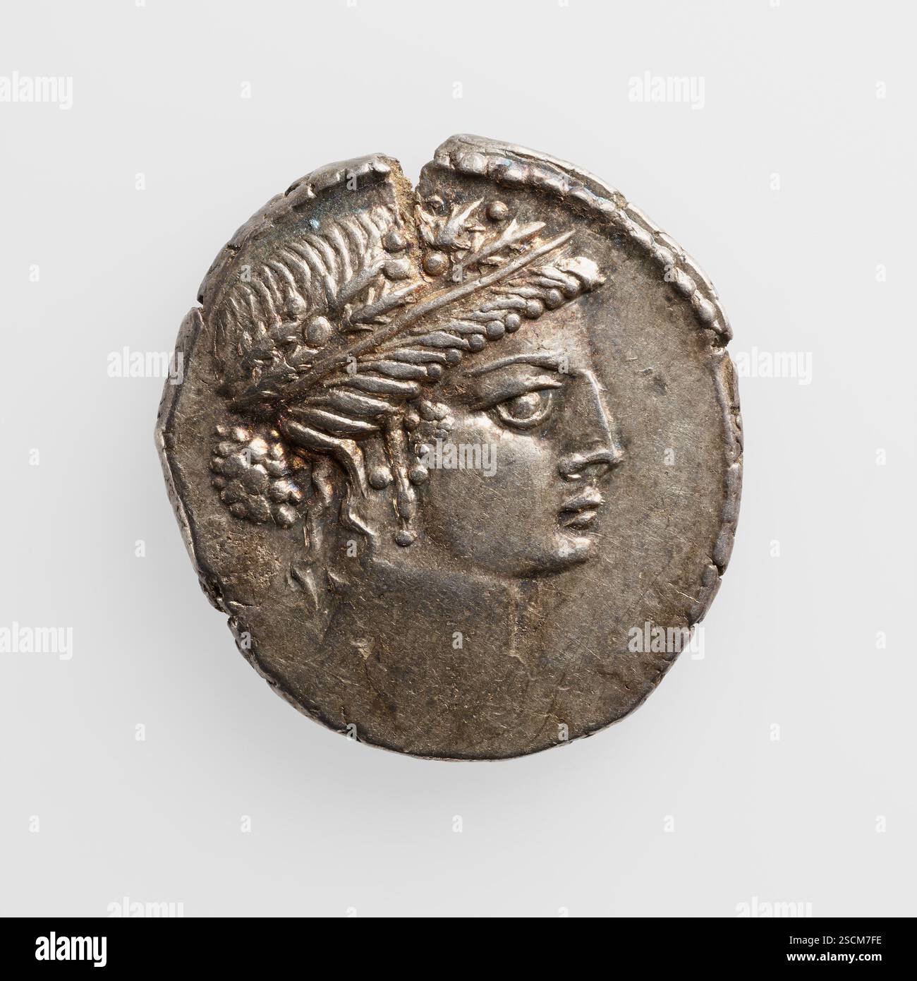 Denarius, 1st century B.C. Additional Info: Obverse: Female head right ...