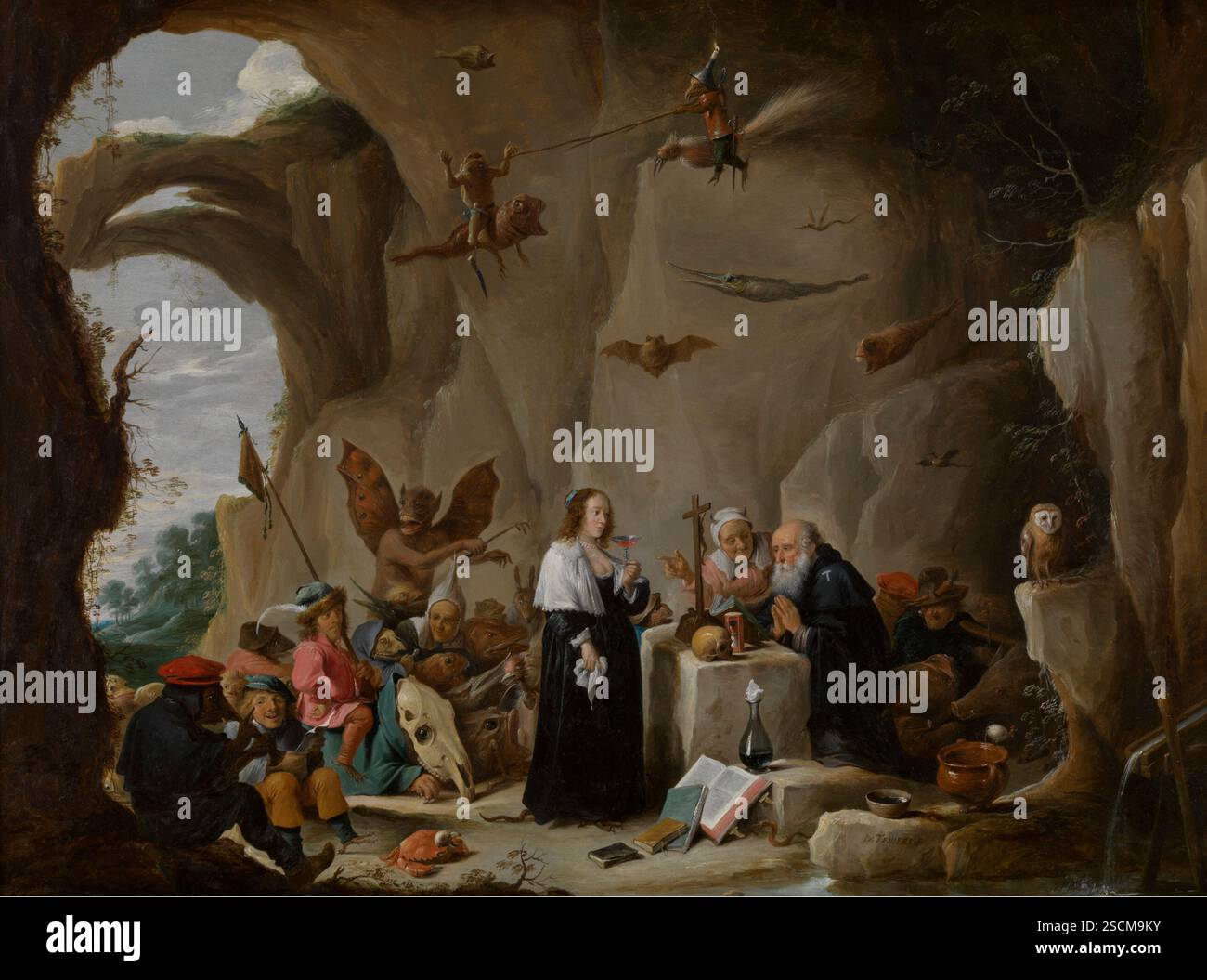 The Temptation of Saint Anthony the Great, c1640-1690 Stock Photo - Alamy