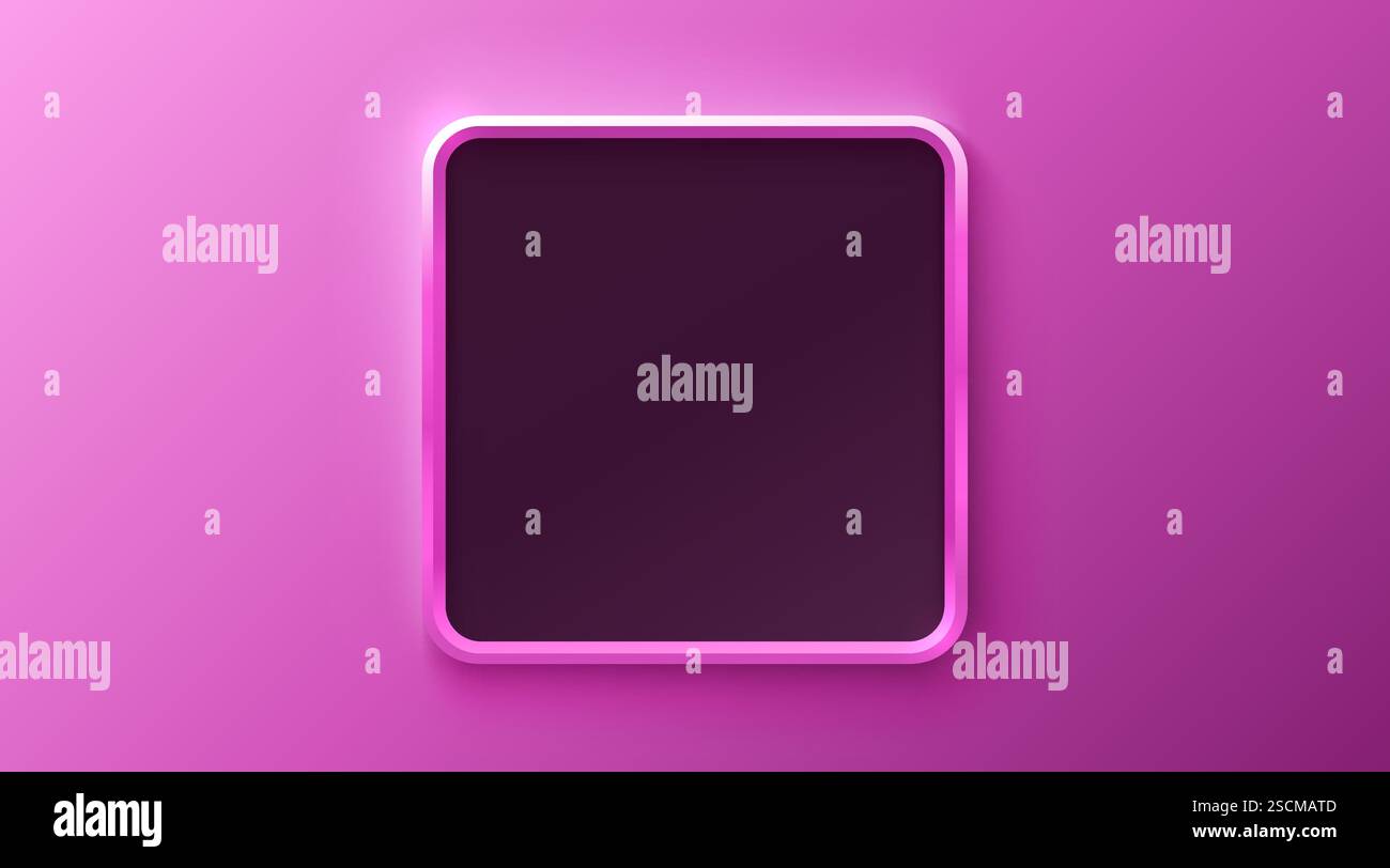 Purple frame label, event bar button, gold signboard. Vector Stock ...