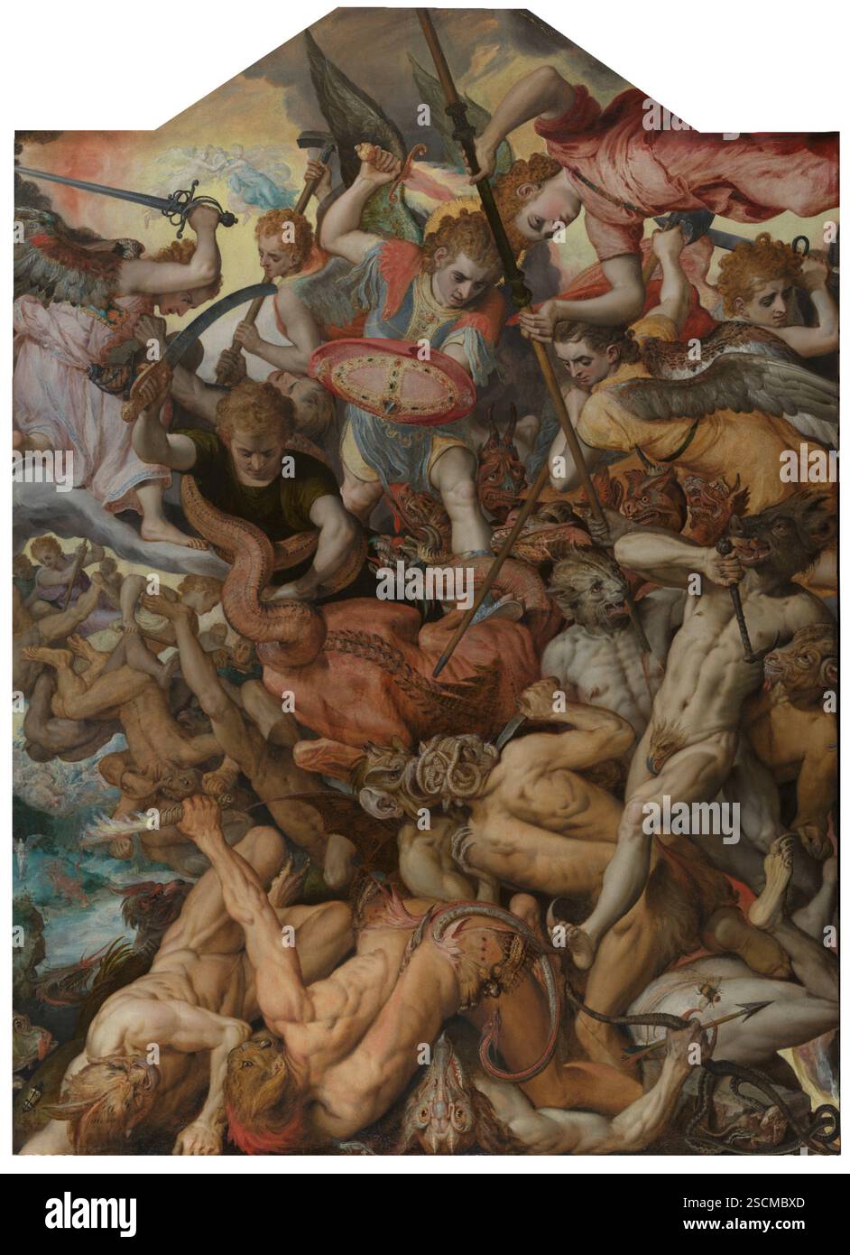 The Fall of the Rebel Angels, 1554 Stock Photo - Alamy