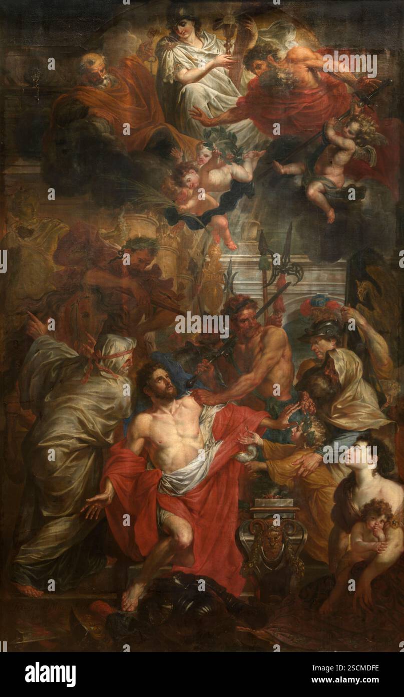 The Martyrdom of Saint George, 1681 Stock Photo - Alamy