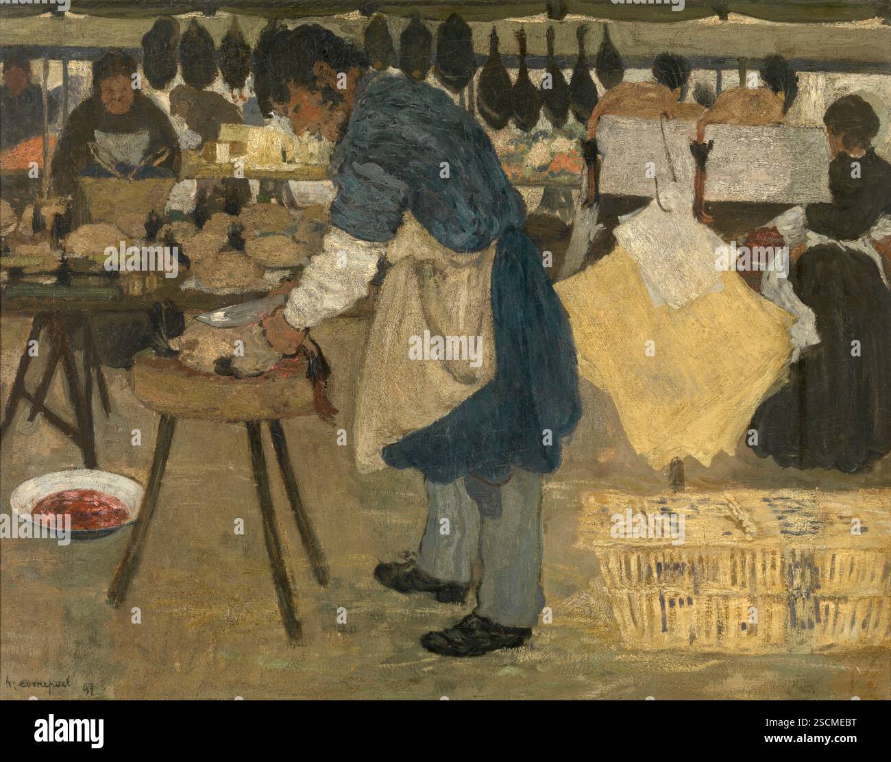 The Poulterer, 1897 Stock Photo - Alamy