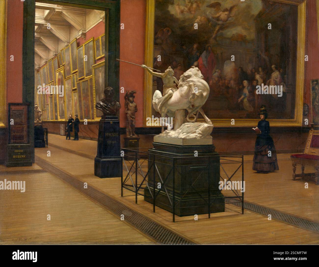 Interior of the Academy Museum, 1886 Stock Photo - Alamy