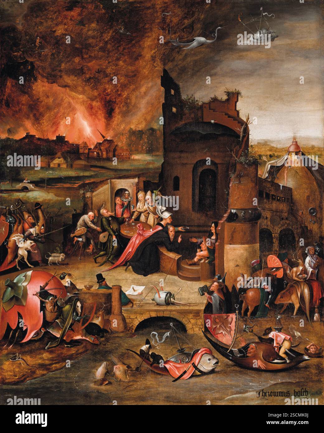 The Temptation of Saint Anthony the Great Stock Photo - Alamy