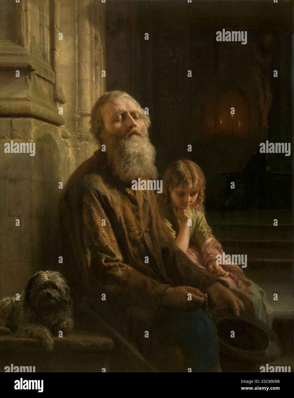 Two blind men sitting hi-res stock photography and images - Alamy