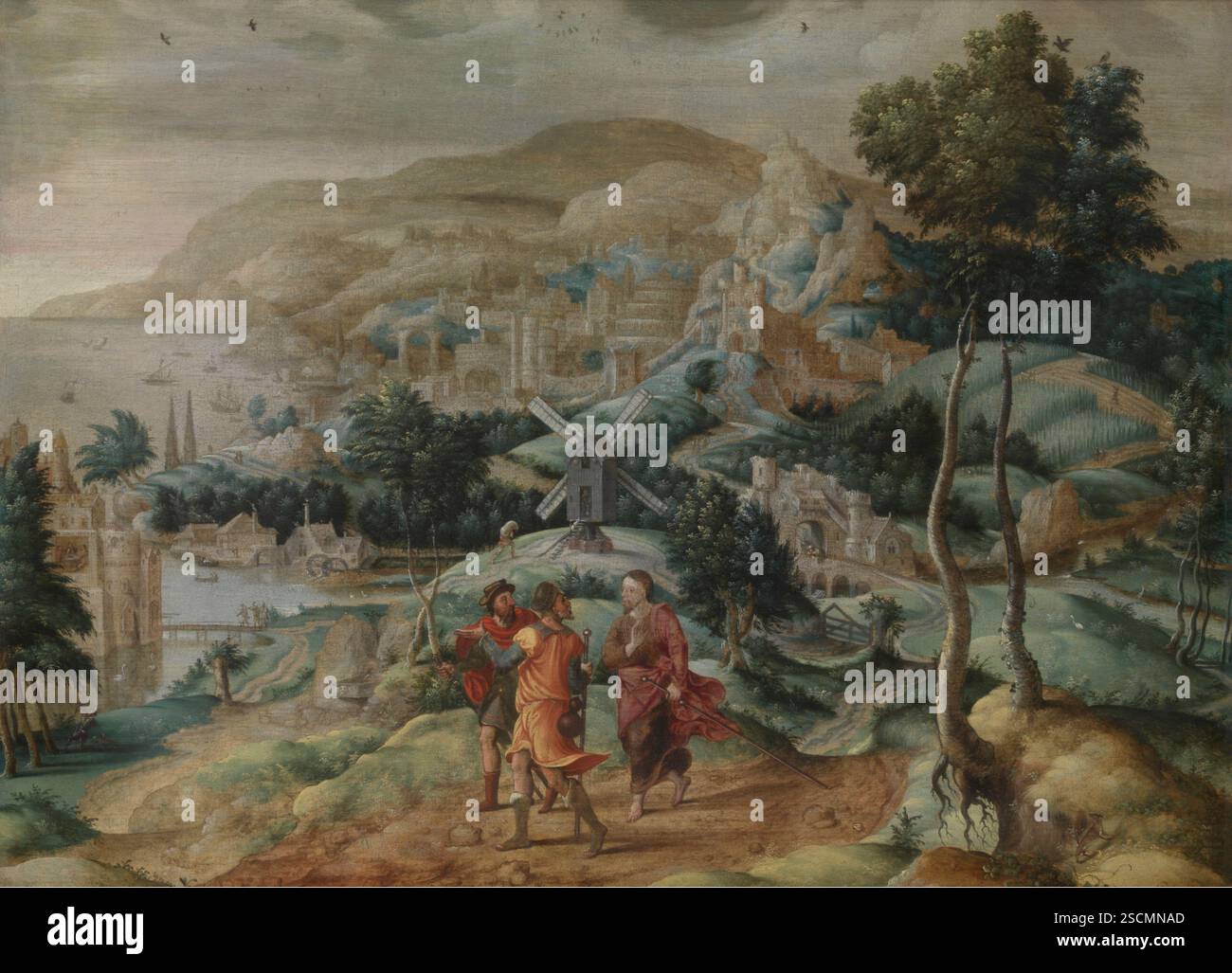 Jesus on the road to emmaus hi-res stock photography and images - Alamy