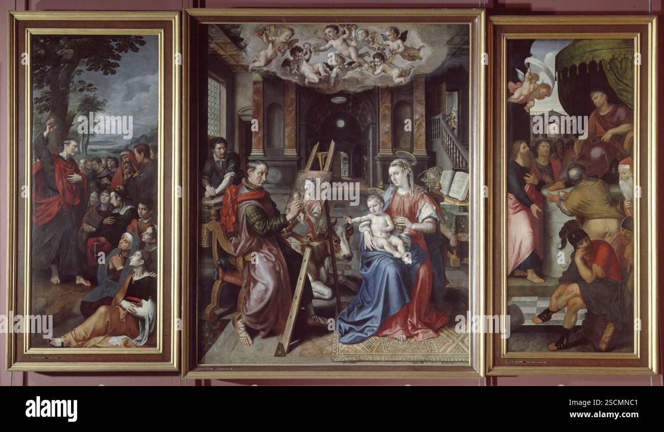 Altarpiece of the Guild of Saint Luke, 1602 Stock Photo - Alamy