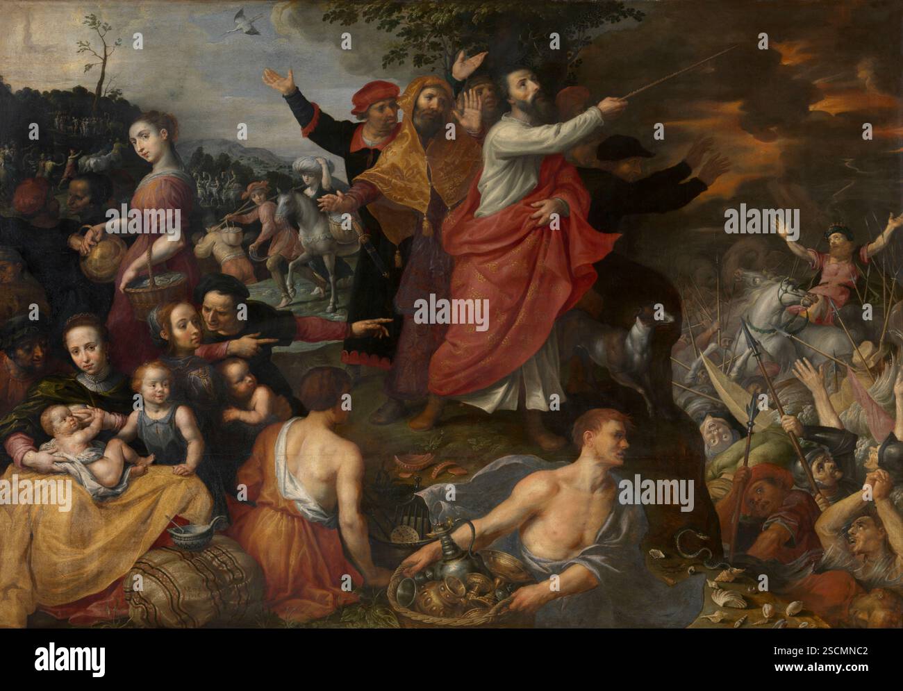 Moses passage red sea hi-res stock photography and images - Alamy