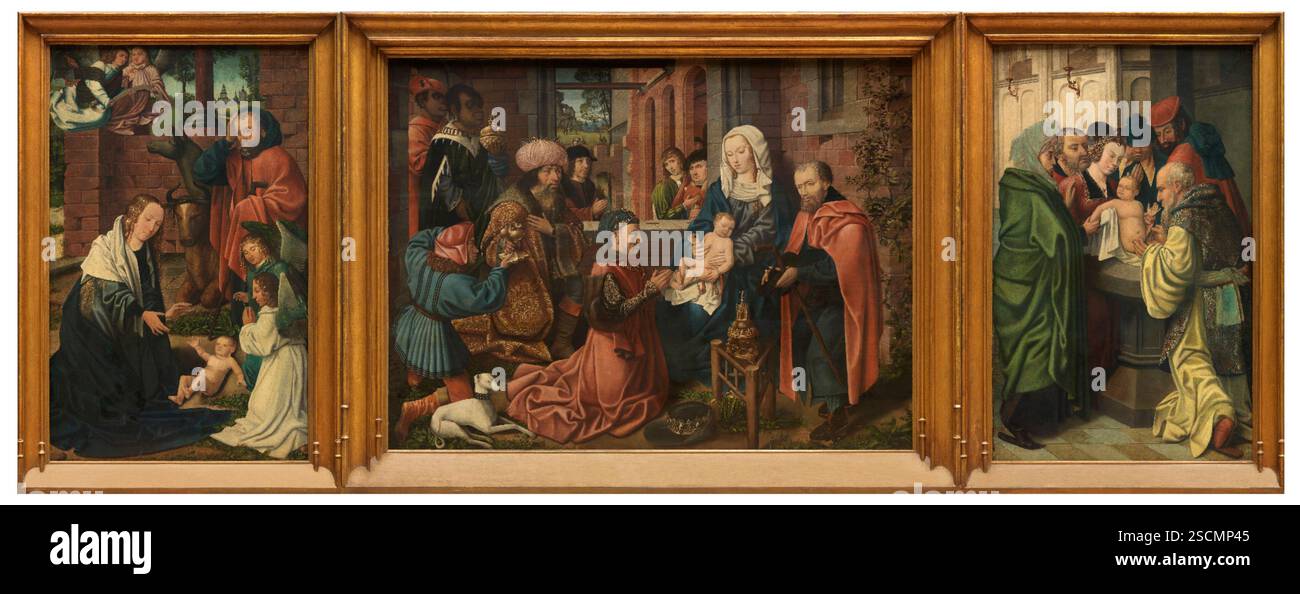Epiphany Triptych, 1500 Stock Photo - Alamy