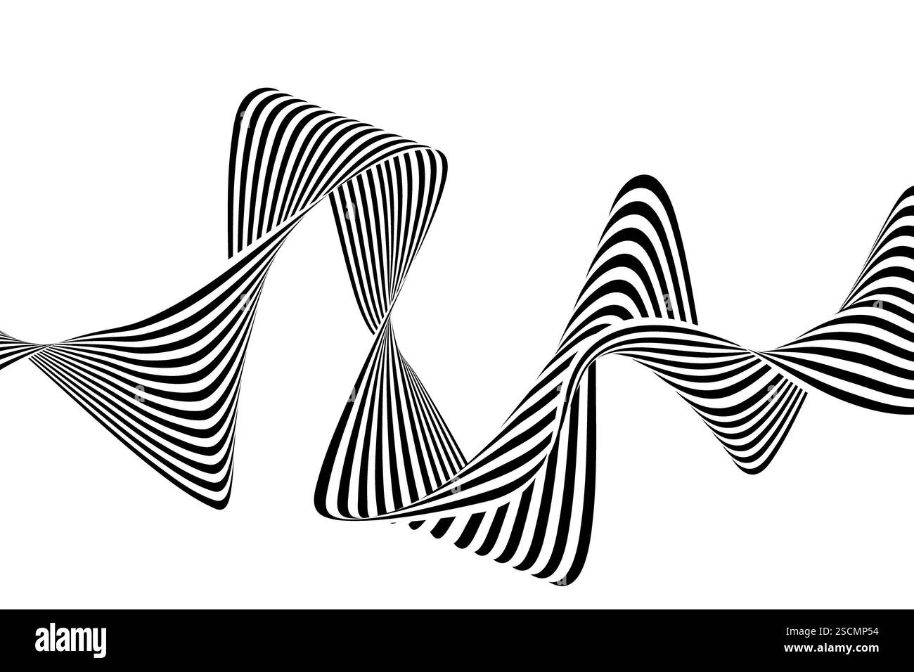 Dynamic optical line art Cut Out Stock Images & Pictures - Alamy