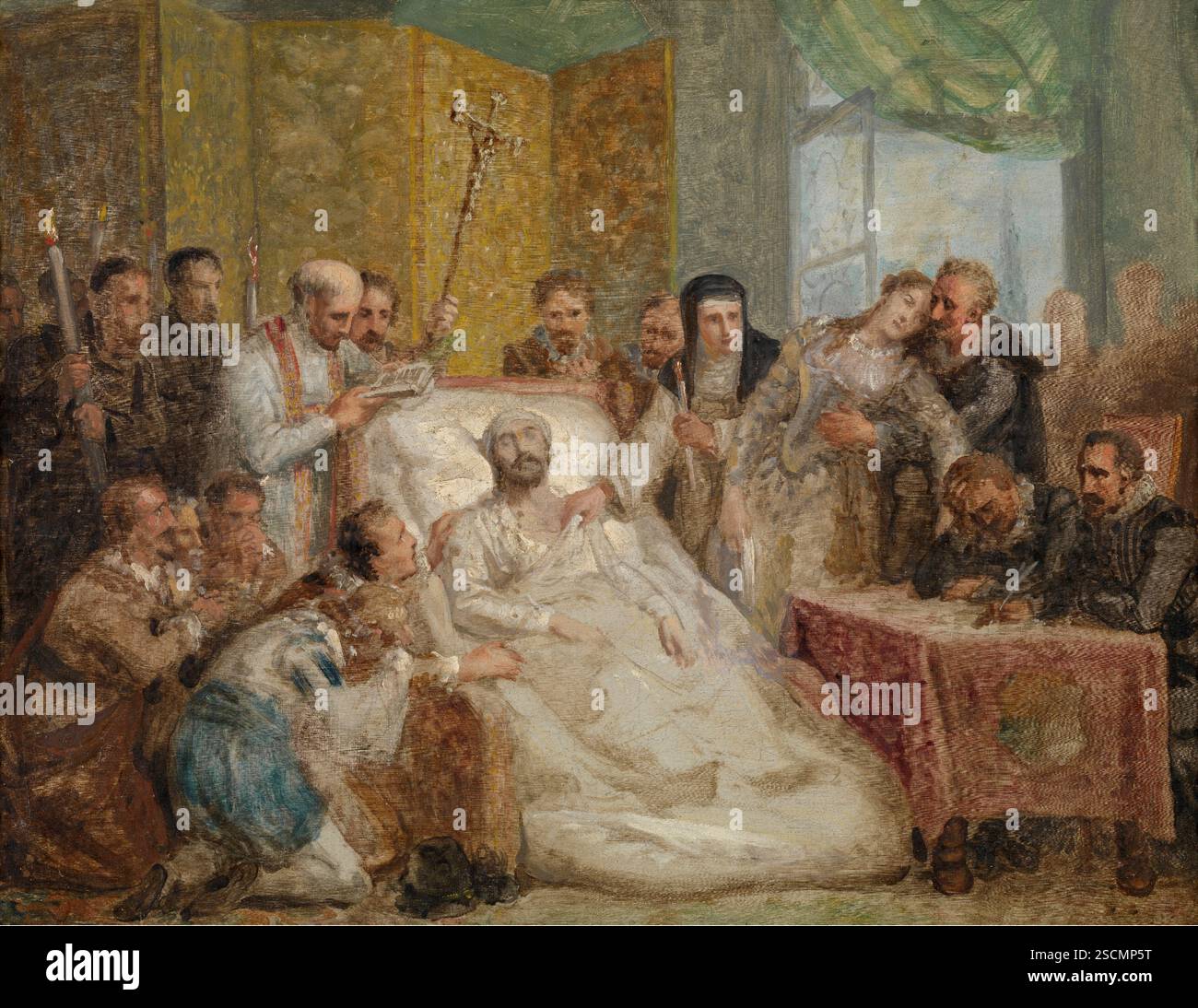 The Death of Peter Paul Rubens, 1827 Stock Photo - Alamy