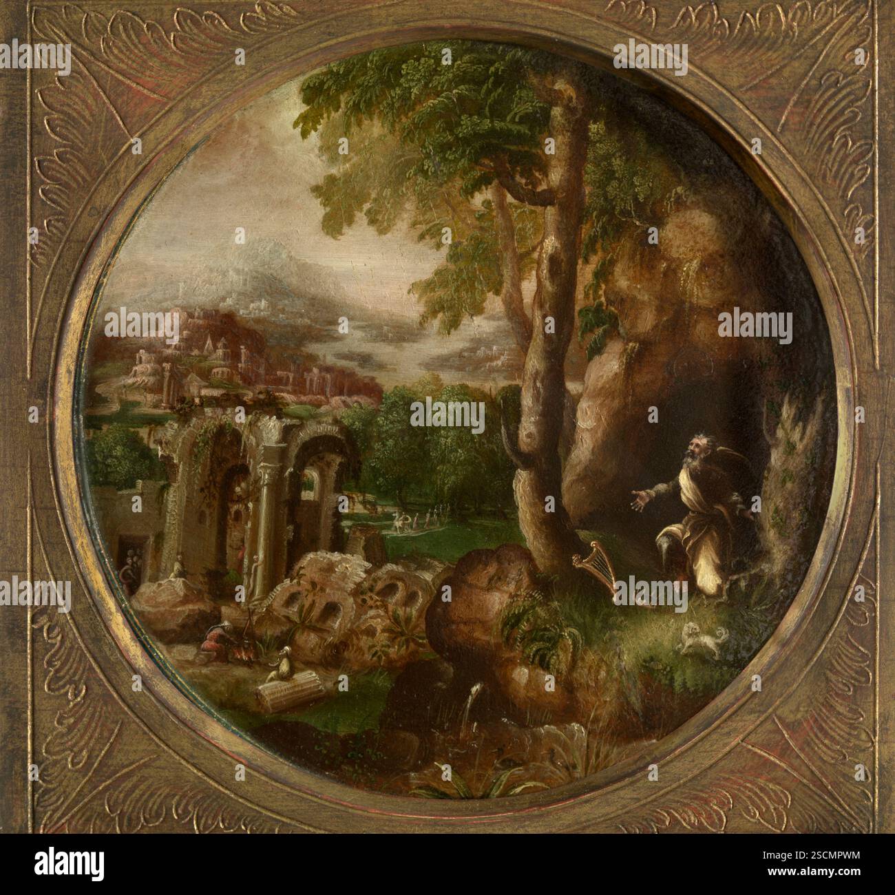 Biblical king david praying hi-res stock photography and images - Alamy