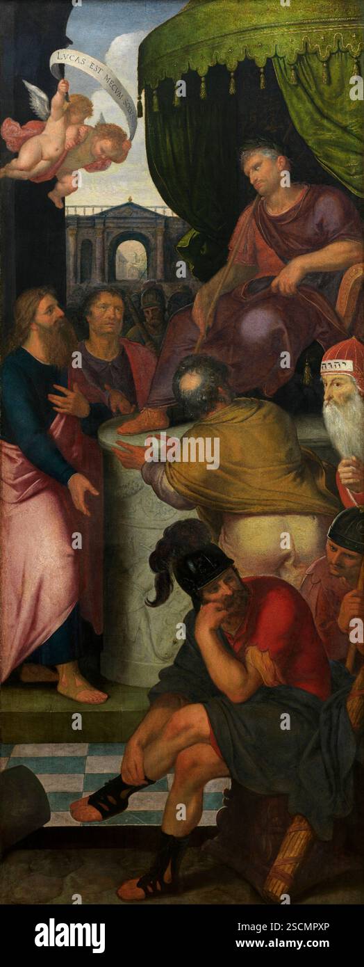Saint Paul in Front of Proconsul Felix van Caesarea, 1602 Stock Photo ...