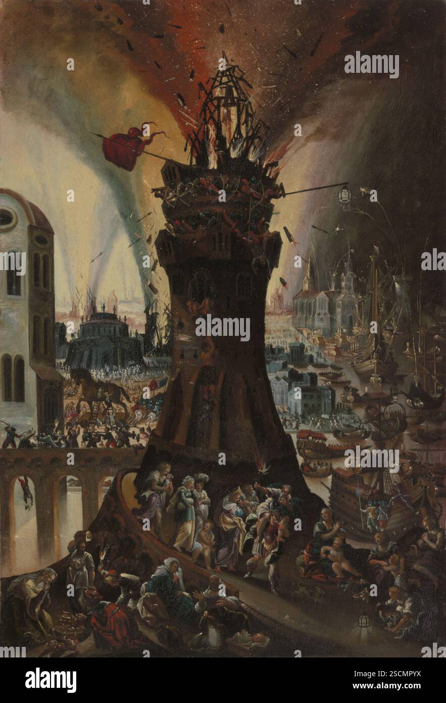 The Fire of Troy Stock Photo - Alamy