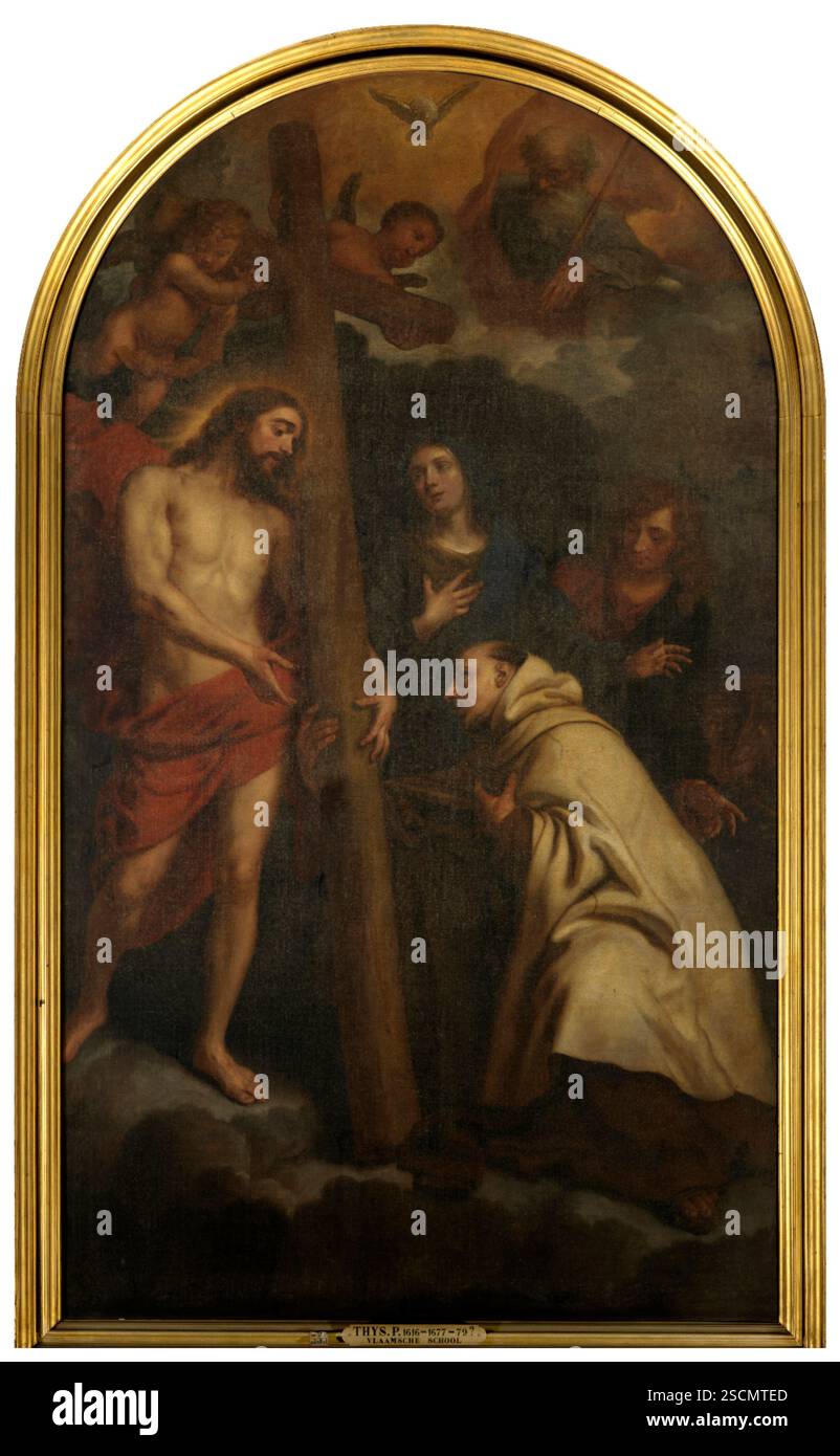 Vision of Saint John of the Cross Stock Photo - Alamy