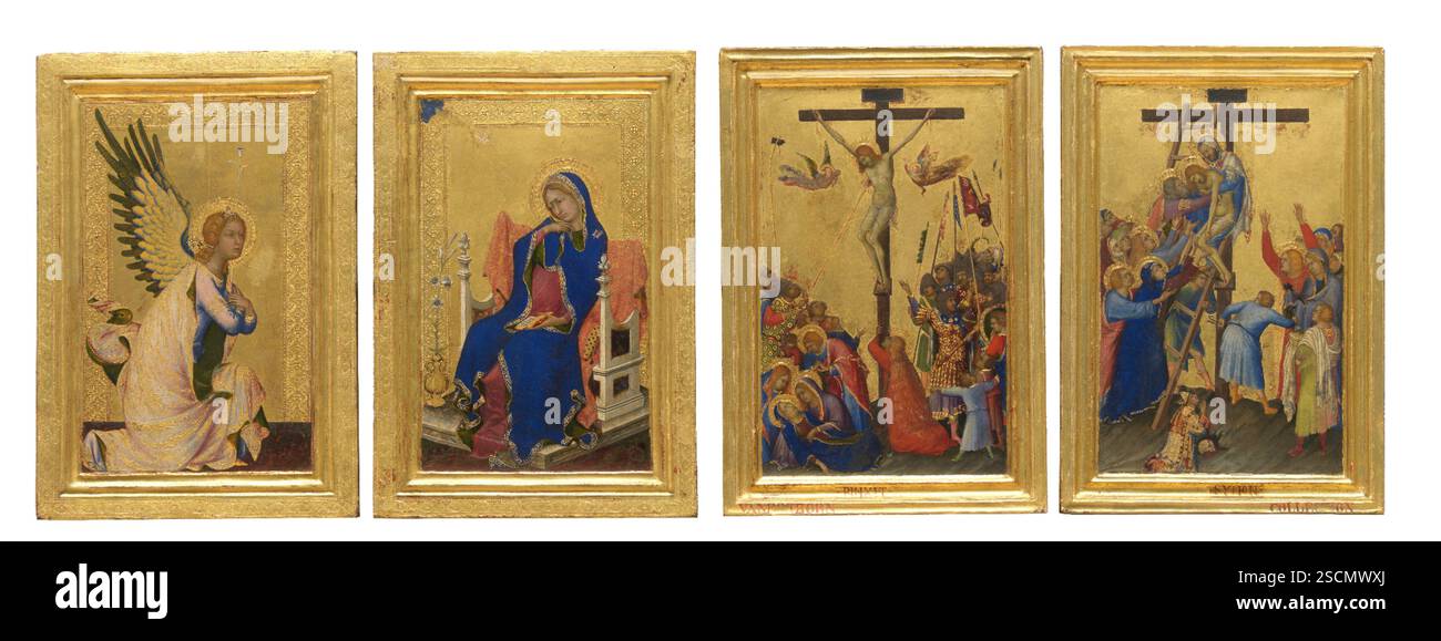 Polyptych with the crucifixion hi-res stock photography and images - Alamy