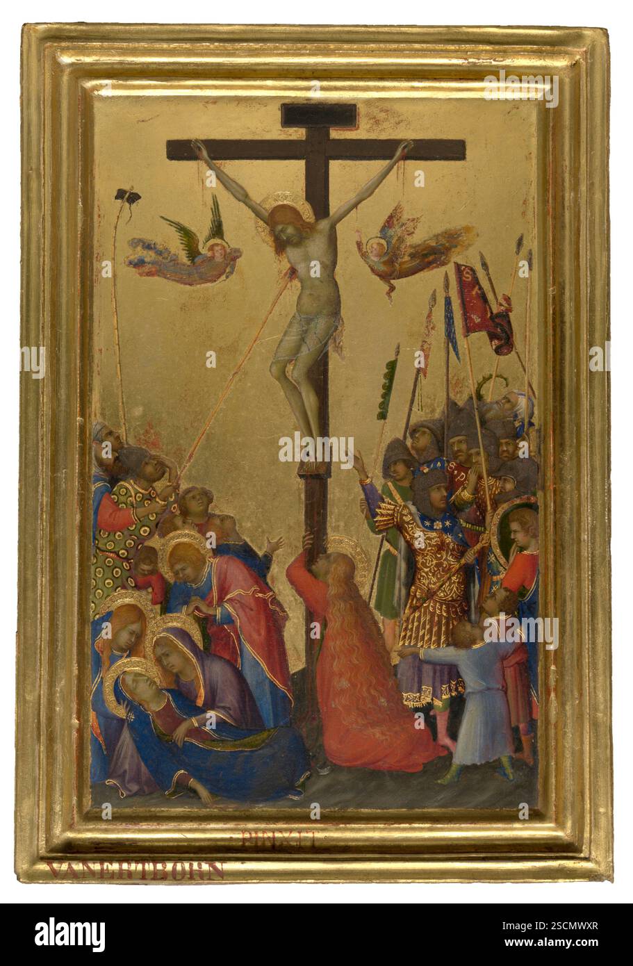 Christ on the Cross, 'Le coup de lance', 1320-1330 Stock Photo - Alamy