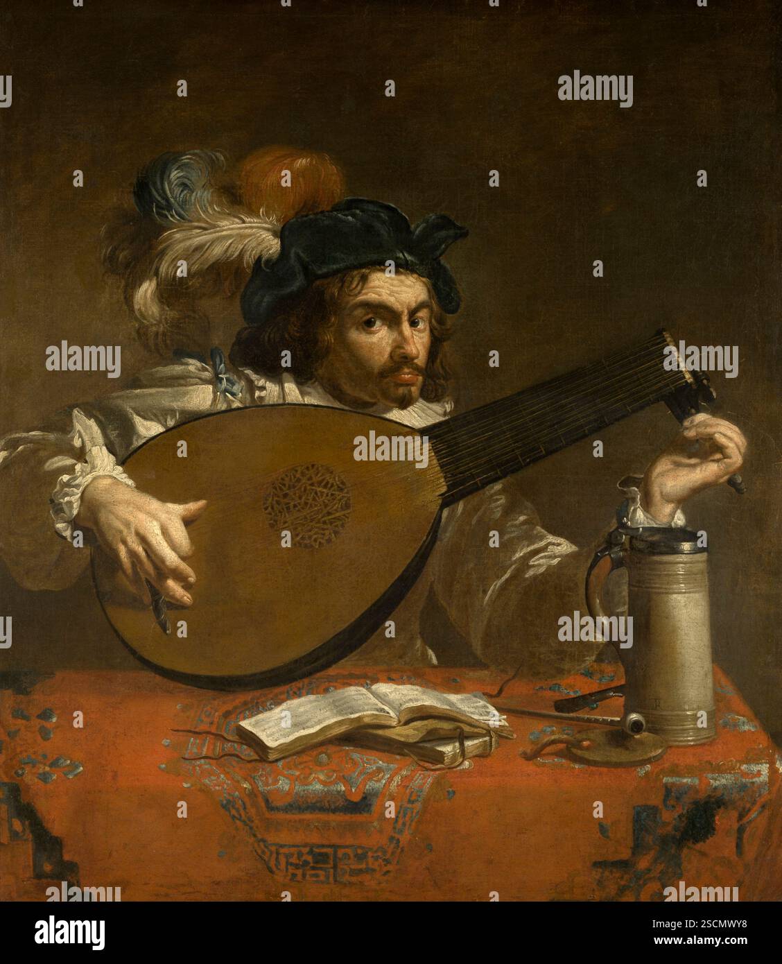 Lute player male hi-res stock photography and images - Alamy