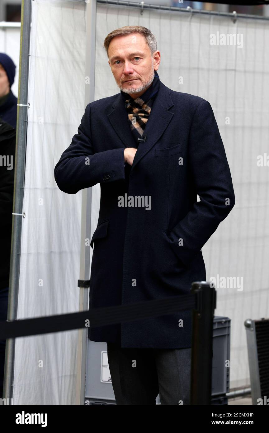 Christian Lindner bei einer Wahlkampfveranstaltung der FDP zum ...