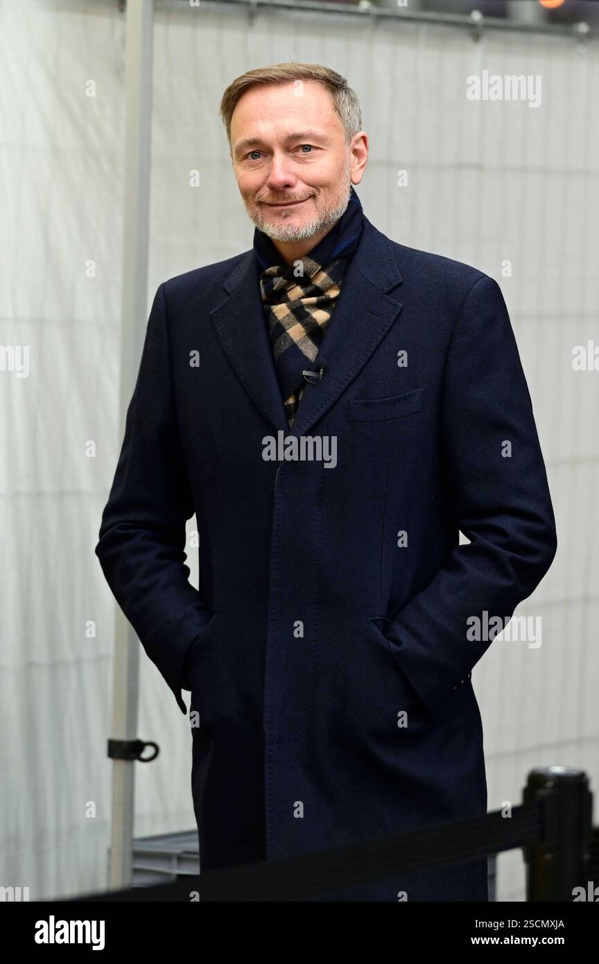 Christian Lindner bei einer Wahlkampfveranstaltung der FDP zum ...