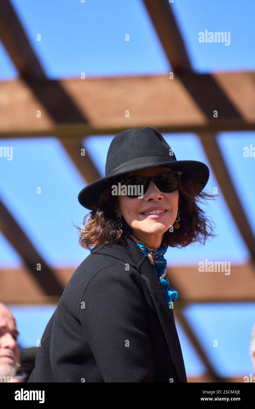 Granada. Spain. 20250207, Maribel Verdu attends a plantation of holm ...