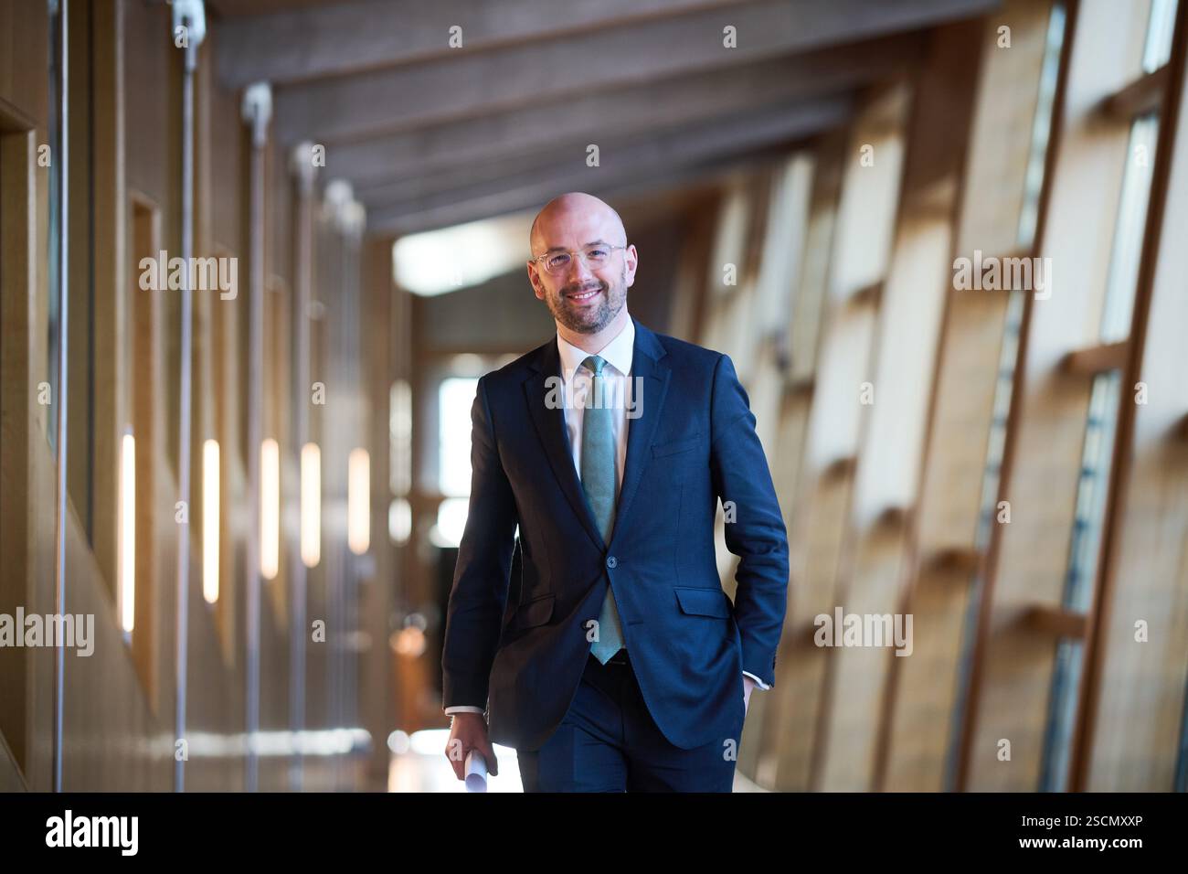 Edinburgh Scotland, UK 05 February 2025. Ben Macpherson MSP at the Scottish Parliament. credit ...