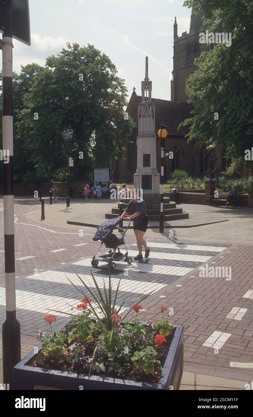 A Zebra crossing to the parish church of St Alphege from the ...