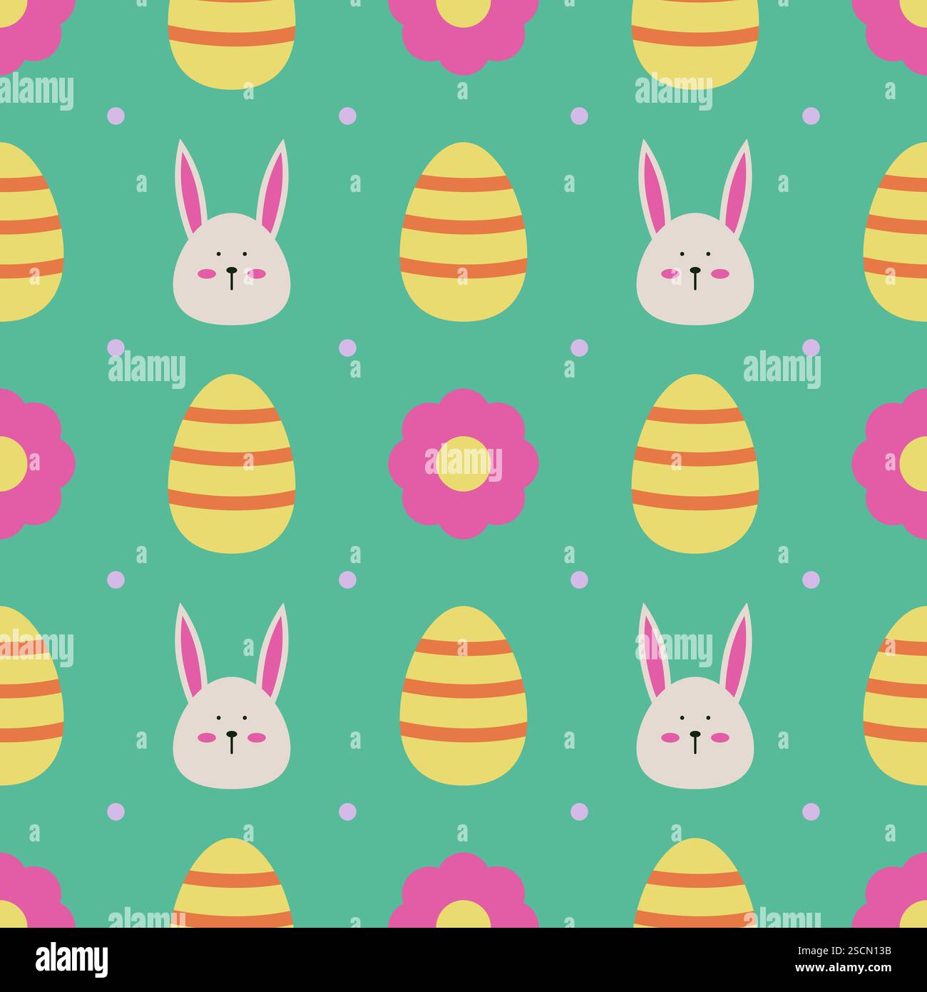 Easter bunny eggs festive Stock Vector Images - Alamy