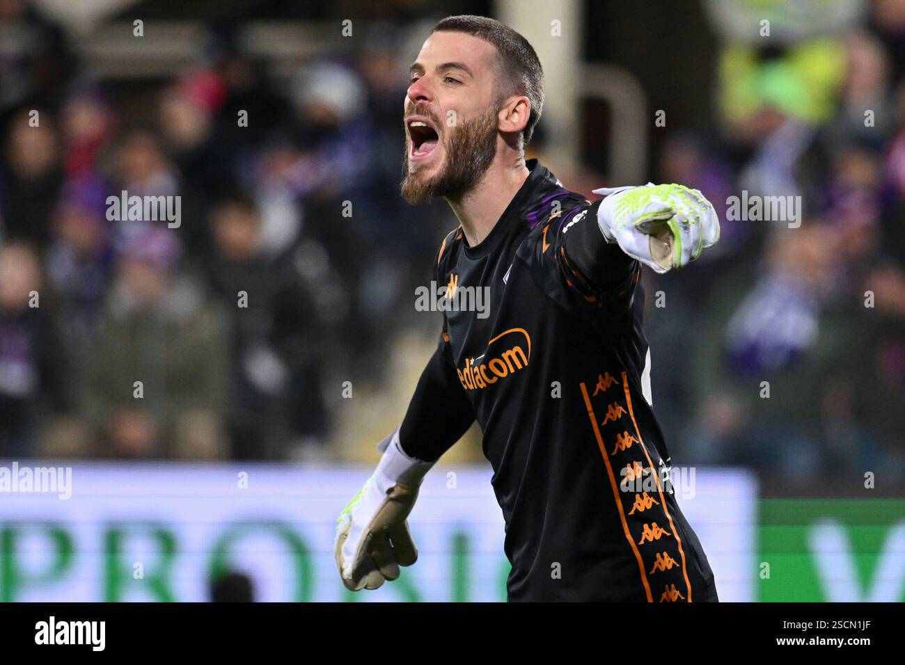 Florence, Italy. 06th Feb, 2025. ACF Fiorentina's goalkeeper David De ...