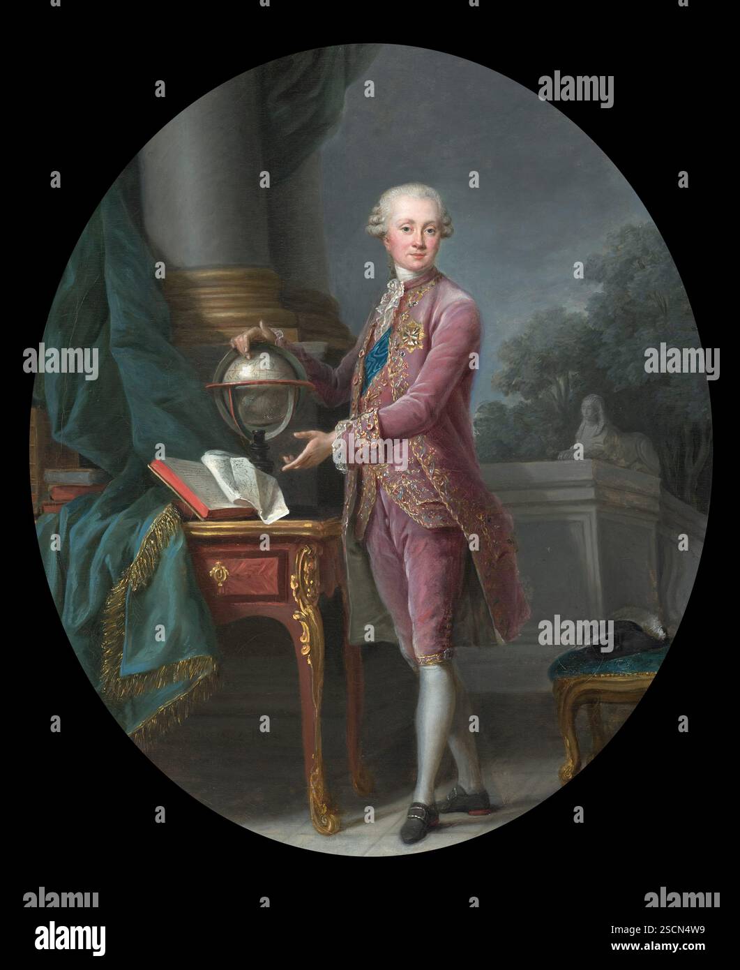 Portrait of the Prince of Nassau, 1776 Stock Photo - Alamy
