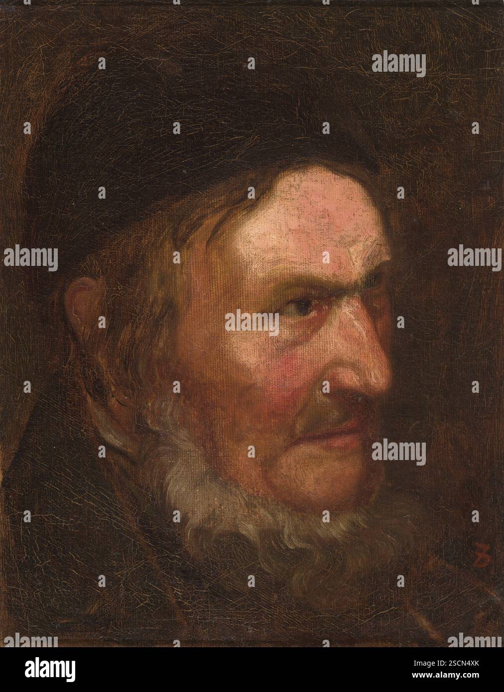 Portrait of Squire Duveneck, about 1875-1880 Stock Photo - Alamy