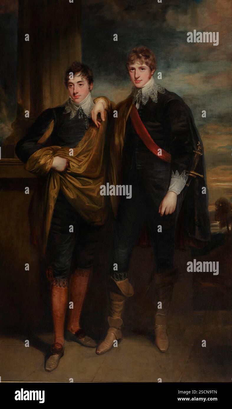 Henry Augustus Berkeley Craven and Keppel Richard Craven, 1800 Stock ...