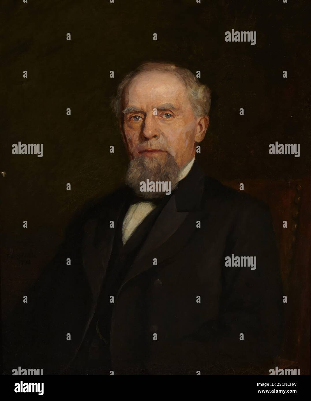 Portrait of William J. Holliday, 1903 Stock Photo - Alamy
