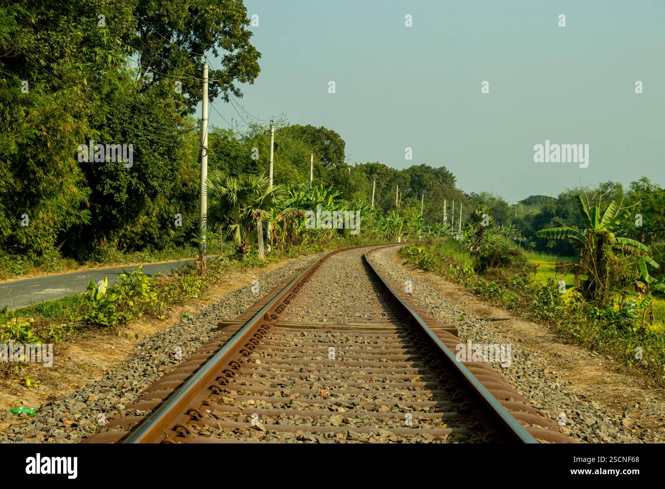 A railway is a transportation line built on rails that is designed ...