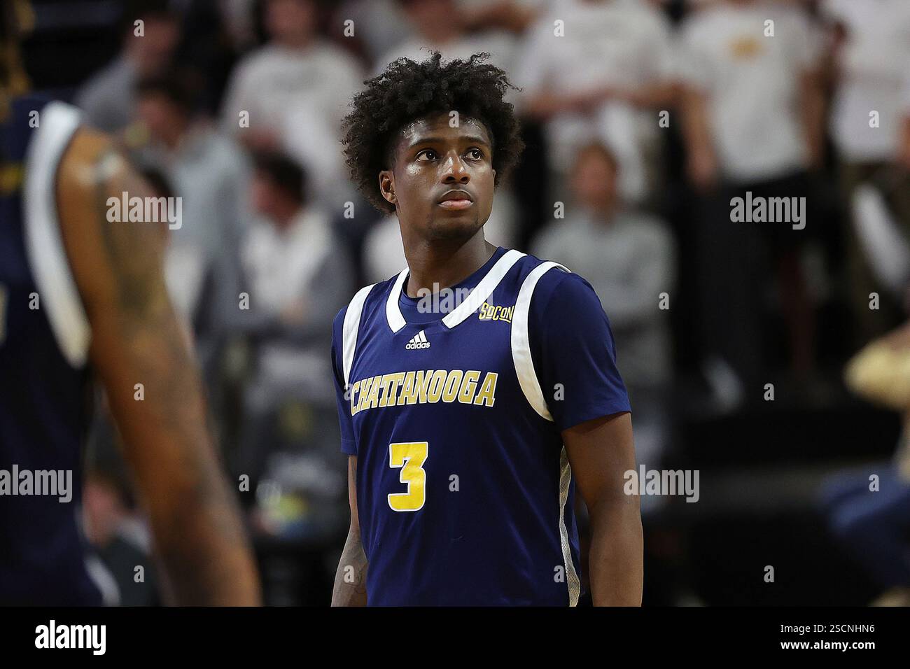 SPARTANBURG, SC - FEBRUARY 05: Chattanooga Mocs guard Honor Huff (3 ...
