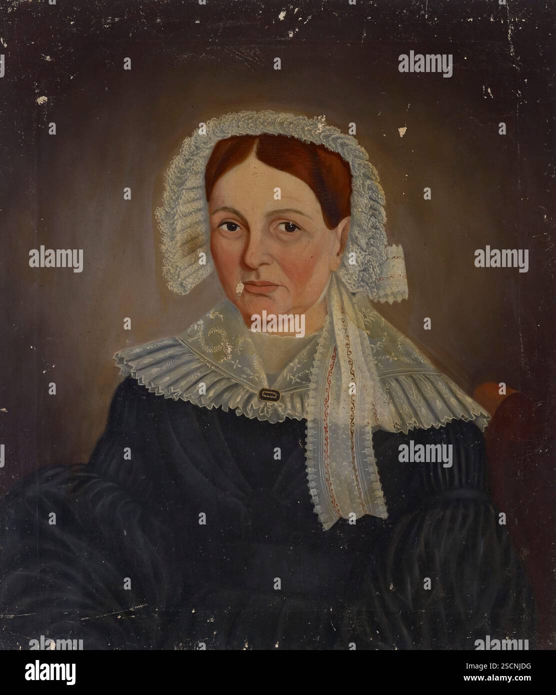 Portrait of Eliza Worthington Moore, about 1840 Stock Photo - Alamy