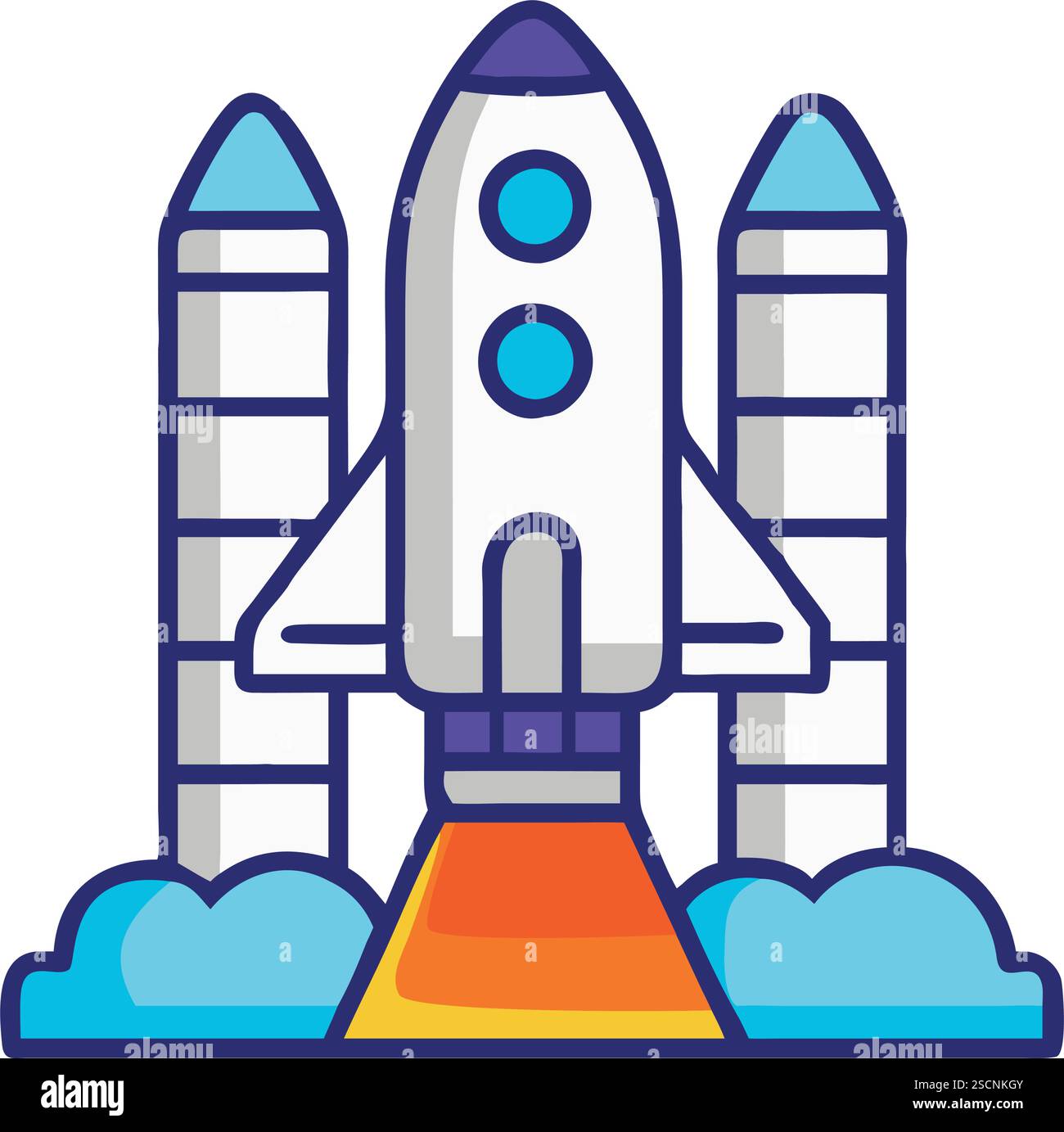 Launching into the blue Cut Out Stock Images & Pictures - Alamy