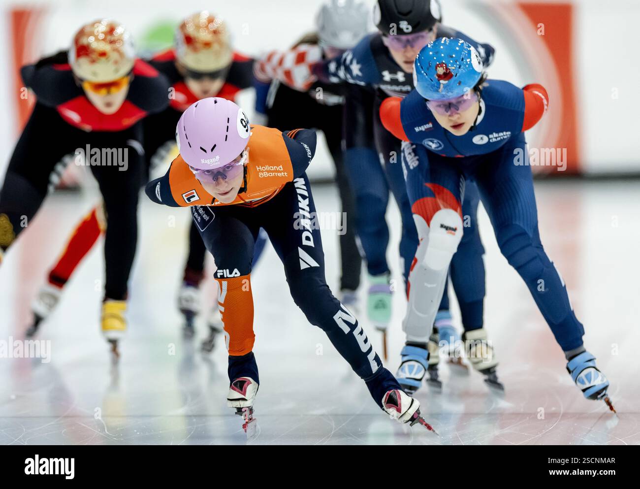 TILBURG - Zoe Deltrap in action during the preliminary round of the ...