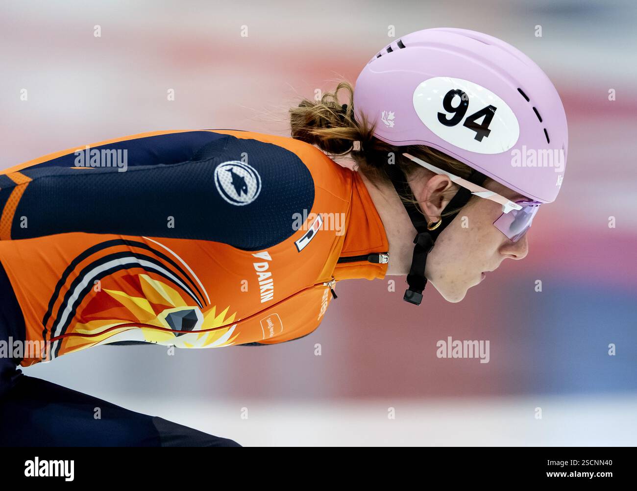 TILBURG - Zoe Deltrap in action during the preliminary round of the ...