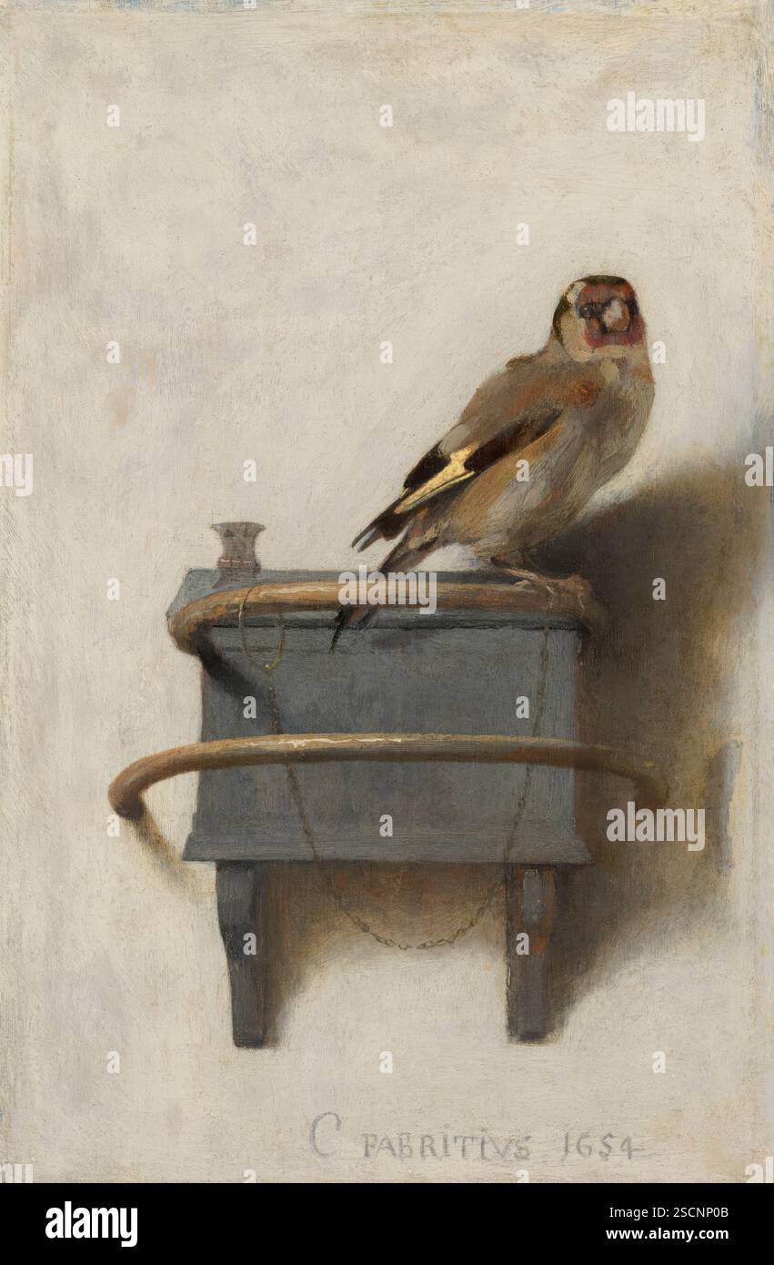 Museum mauritshuis goldfinch hi-res stock photography and images - Alamy